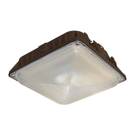 Cdlx Led Power Adjustable Low Profile Canopy Light Warehouse