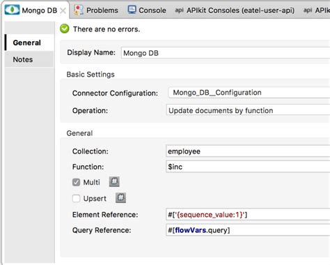 Update Document With A Mongodb Function Using Mulesoft