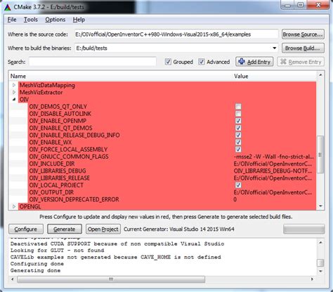 How To Build Examples Openinventor Developer Zone