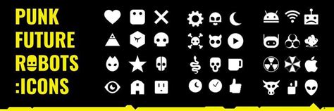 Cyberpunk Symbols Vector Art Icons And Graphics For Free Download