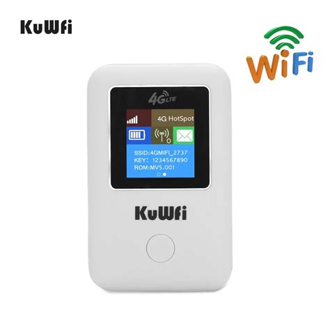 KuWFi G WIFI Router Sim Card Pocket LTE Router Mini Outdoor Routers Car Mobile Wifi Hotspot For