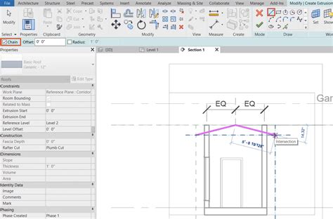Roof Layout Design And Editing In Revit Adding Reference Planes For An Extruded Roof Autodesk