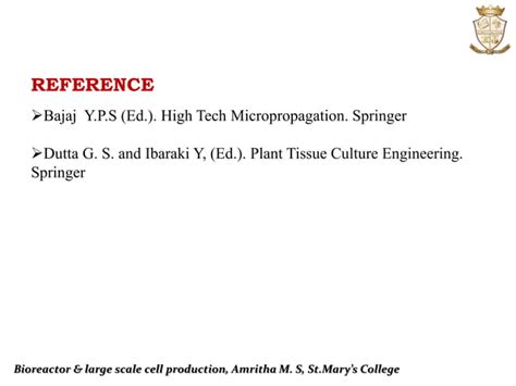 Botanybioreactors And Large Scale Cell Production Pptx Biotech And Biomedical Industry