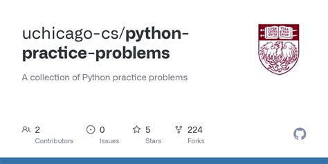 GitHub Uchicago Cs Python Practice Problems A Collection Of Python