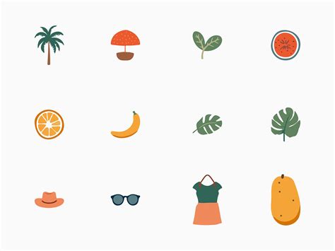 Summer Vector Icons