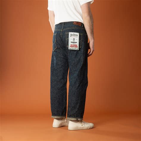 Oni Denim 266 Ccd 15oz Relax Straight Kabuki Crushed Concrete Denim