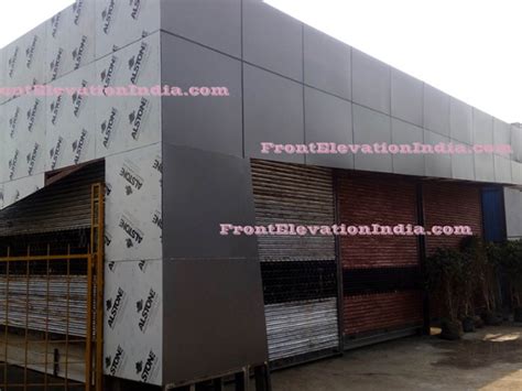 Acp Sheet Cladding Front Elevation Contractor Company In Delhi Noida