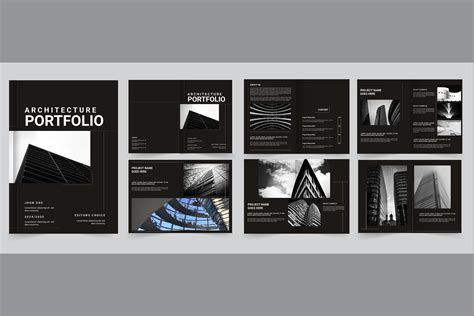 Architecture Portfolio Design Layout Graphic By Ietypoofficial · Creative Fabrica