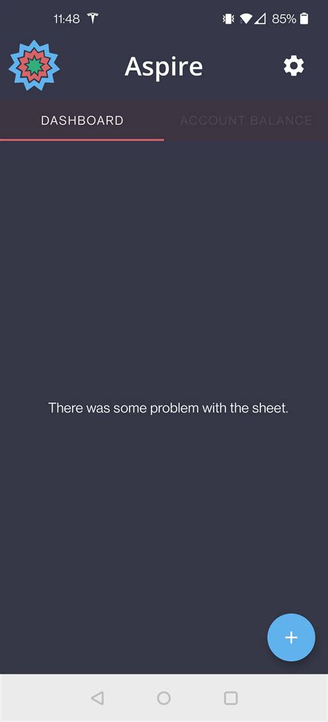 Android App Not Showing Dashboard Anymore Raspirebudgeting