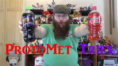 Protomet Tries Mtn Dew Code Red And Pitch Black Youtube