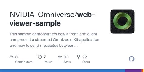 Github Nvidia Omniverseweb Viewer Sample This Sample Demonstrates