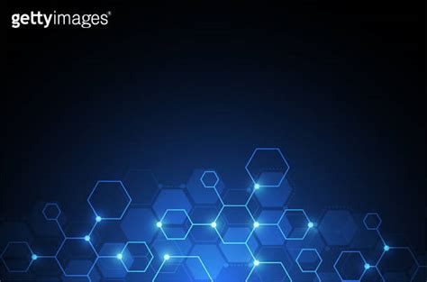 Molecule Structure Abstract Tech Background Medical Design Science Template Wallpaper Or