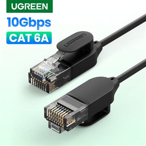 UGREEN Cat 6 A Ethernet Cable Slim Network Cable 4 Twisted Pair Patch Cord Internet UTP FTP Cat6