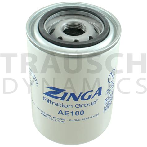 Ae 100 Zinga Spin On Filter Element 141 Micron Rating Stainless