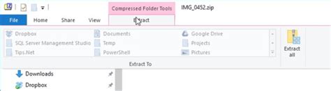 Working With Compressed Files And Folders Via Zip Tipsnet