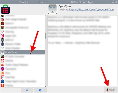 install open typer on raspberry pi pi apps