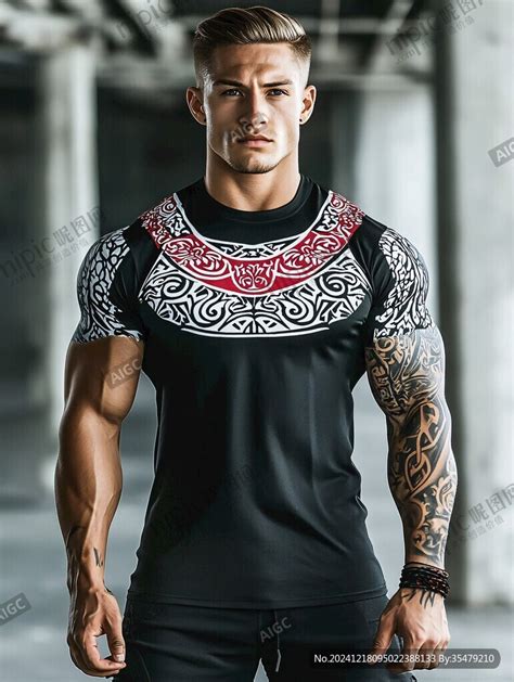 Ai创作图背心灵活 牛角袖运动风速干t恤 健身房服装 橄榄球服设计 人物纹背心 欧美运动 圆领紧身窄袖衫 花卉纹背心 健身运动服 运动紧身衣 体育健身运动员 黑色背心 运动背心设计 男模运动装