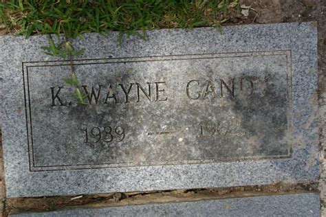 Kenneth Wayne “wayne” Gandy 1939 1962 Find A Grave Memorial