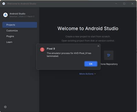 React Native My Android Studio Emulator Keeps Terminating After Starting Stack Overflow