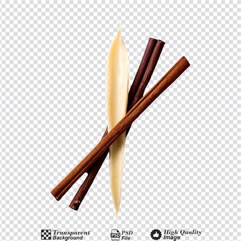 Premium Psd Vanilla Bean Chocolate Vanilla Bean Isolated