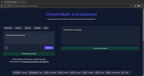 Chromeai Assistant Devpost