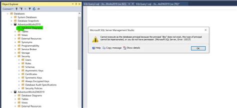 Can Not Create Database Diagram Asghar Mortezagholi