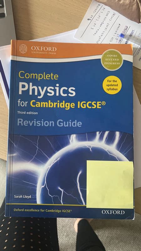 Physics Cambridge Igcse Revision Guide Vinted