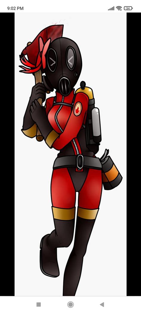Fem Pyro And Team Fortress 2 Pyro Iron Man Deadpool Teams