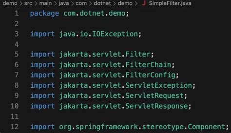 Spring Boot Servlet Filter Dot Net Tutorials