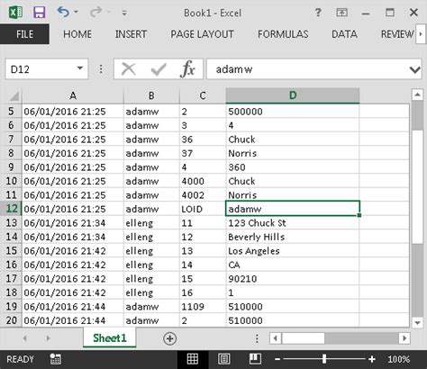 EncompDEV Products Admin Form Export Audit Fields