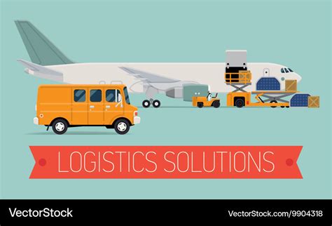 Logistics Solutions Royalty Free Vector Image Vectorstock