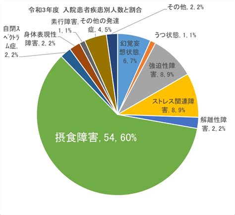 主な疾患診療実績児童青年精神科 公式 大阪市立総合医療センター