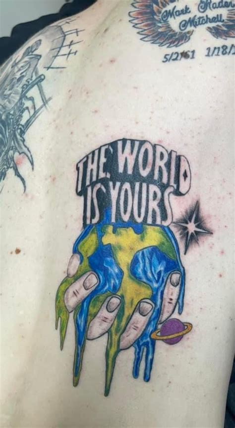 The World Is Yours Scarface Tattoo Media Manga Tatuaje Tatuajes En