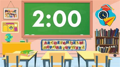 2 Minute Classroom Timer Silent Countdown With Alarm Classroom