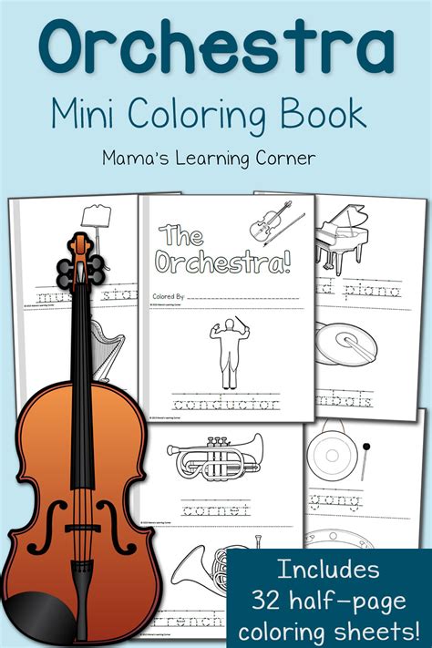 String Musical Instruments Coloring Pages