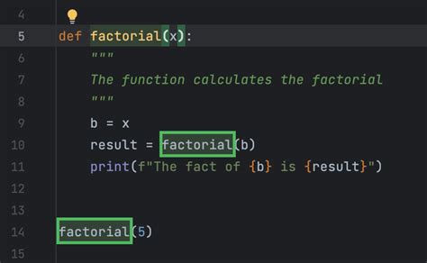 Rename Refactorings Pycharm Documentation