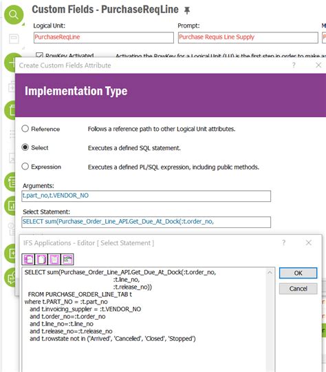 Not All Bind Variables Have A Corresponding Argument IFS Community