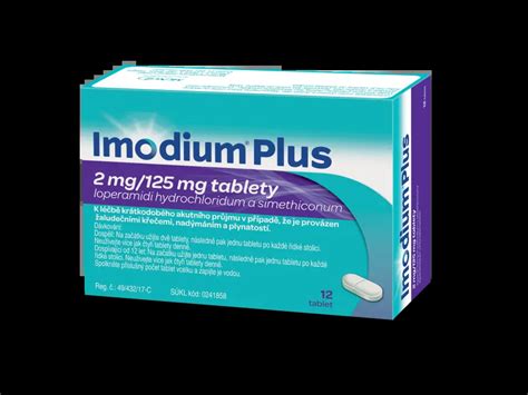 Imodium Plus 2mg 125mg 12 Tablet Alphega Cz