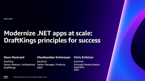 David Pallmann On Linkedin Aws Reinvent 2023 Modernize Net Apps At