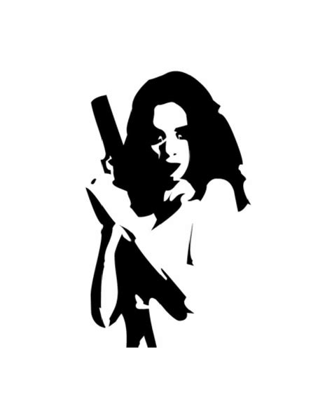 Cute Girl Stencil Free Download And Print For You