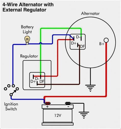 Alternator External Regulator Wiring At Eddie Barton Blog