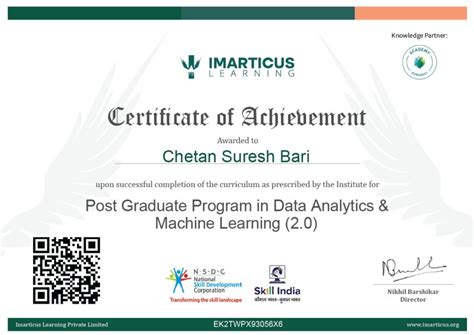 Chetan Bari On Linkedin Dataanalytics Datascience Certificate Python Sql Rlanguage