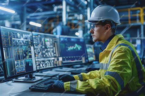engineers analyze data and machine learning to predict equipment