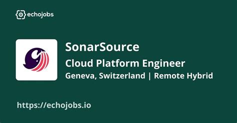Sonarsource Is Hiring Cloud Platform Engineer Geneva Switzerland Remote Hybrid Python Bash