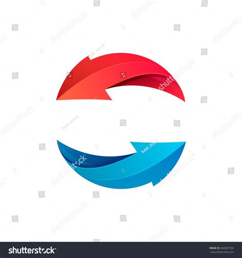 Recycle Symbol Sign Arrow Refresh Reload Stock Vector Royalty Free 282007700 Shutterstock