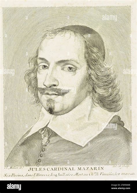 Cl Mellan G Del And Sculpt Jules Cardinal Mazarin Born In Piscina In Abruzzo On July 14