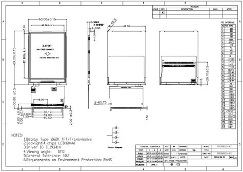 Polcd RoHS Inch HD TFT Display MCU Bit Tft Lcd Display
