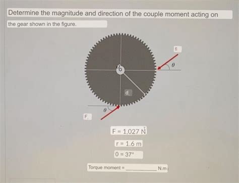 [solved] Determine The Magnitude And Direction Of The Coup