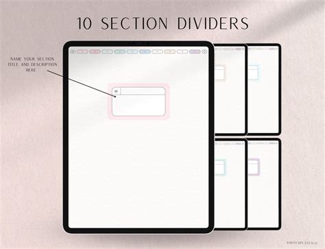 Digital Notebook Paper Texture Notebook Hyperlinked Babe Etsy