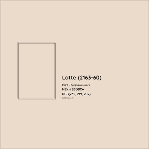 Benjamin Moore Latte 2163 60 Paint Color Codes Similar Paints And Colors